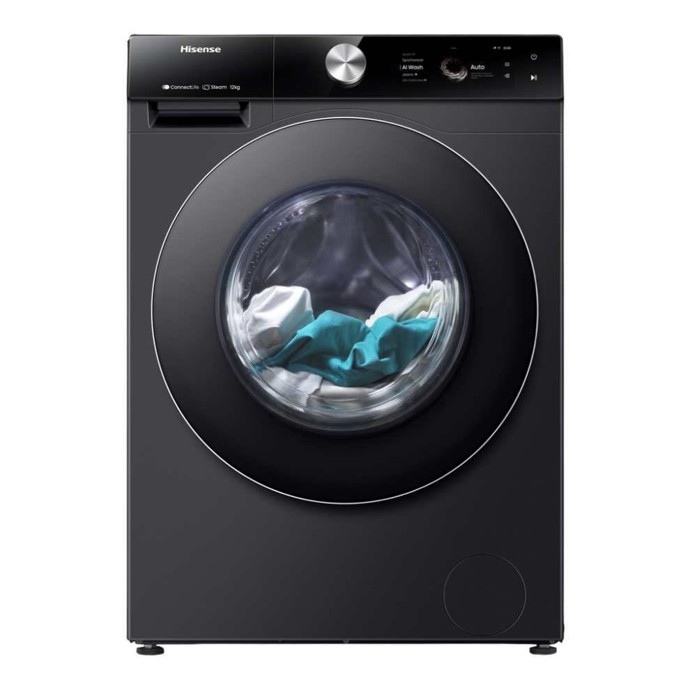 Hisense 12kg Series 9 Front Load Washer HWFS1214PB | Save On Appliances